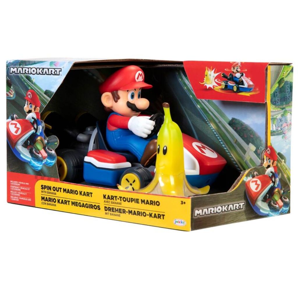 Super Mario Spinout Bíll – Bebis | Barnavöruverslun